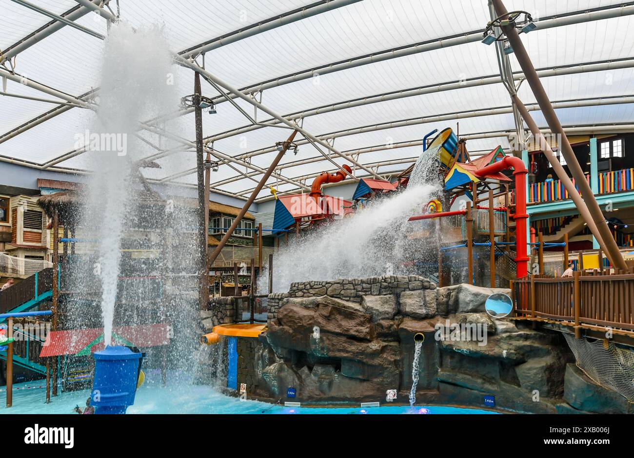 Alton Towers, UK. 8th June, 2024. A look around the Alton Towers ...