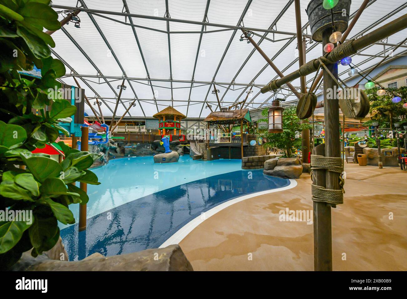 Alton Towers, UK. 8th June, 2024. A look around the Alton Towers ...