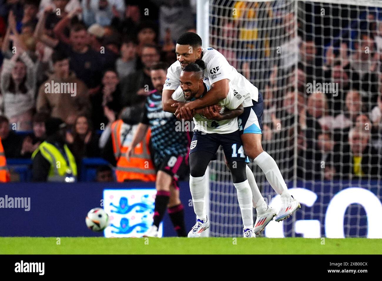 England's Theo Walcott celebrates scoring their side's sixth goal of ...
