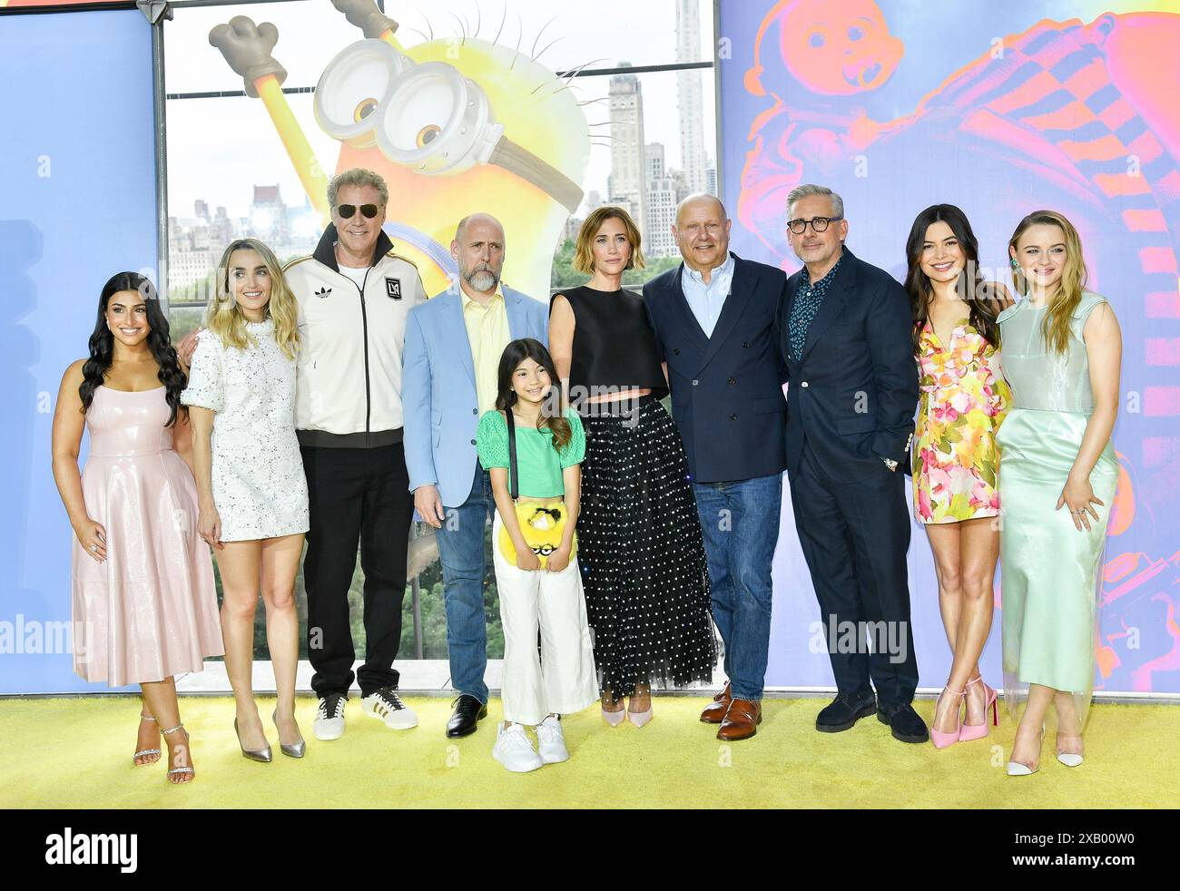 Cast members, from left, Dana Gaier, Chloe Fineman, Will Ferrell ...