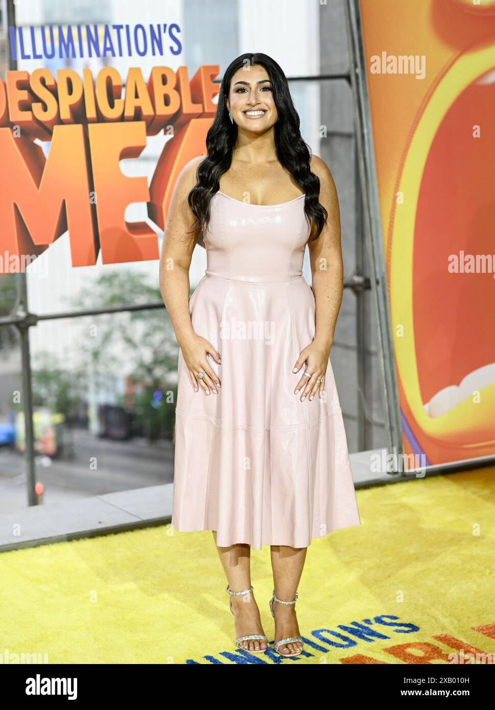 Dana Gaier attends the premiere of "Despicable Me 4" at Rose Theater ...