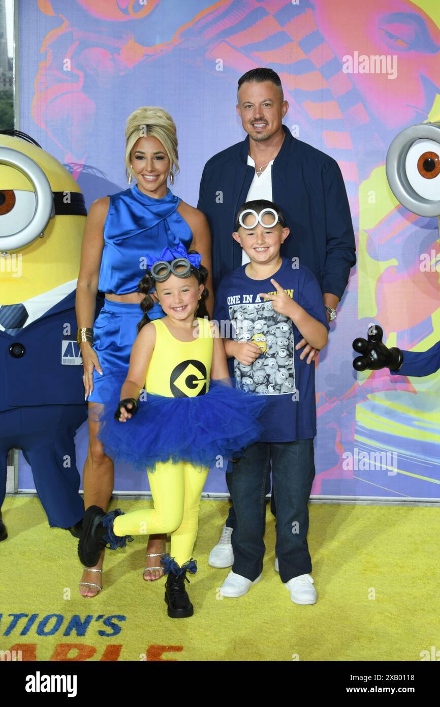 New York, USA. 09th June, 2024. Danielle Cabral and Nate Cabral attending the Despicable Me 4 ...