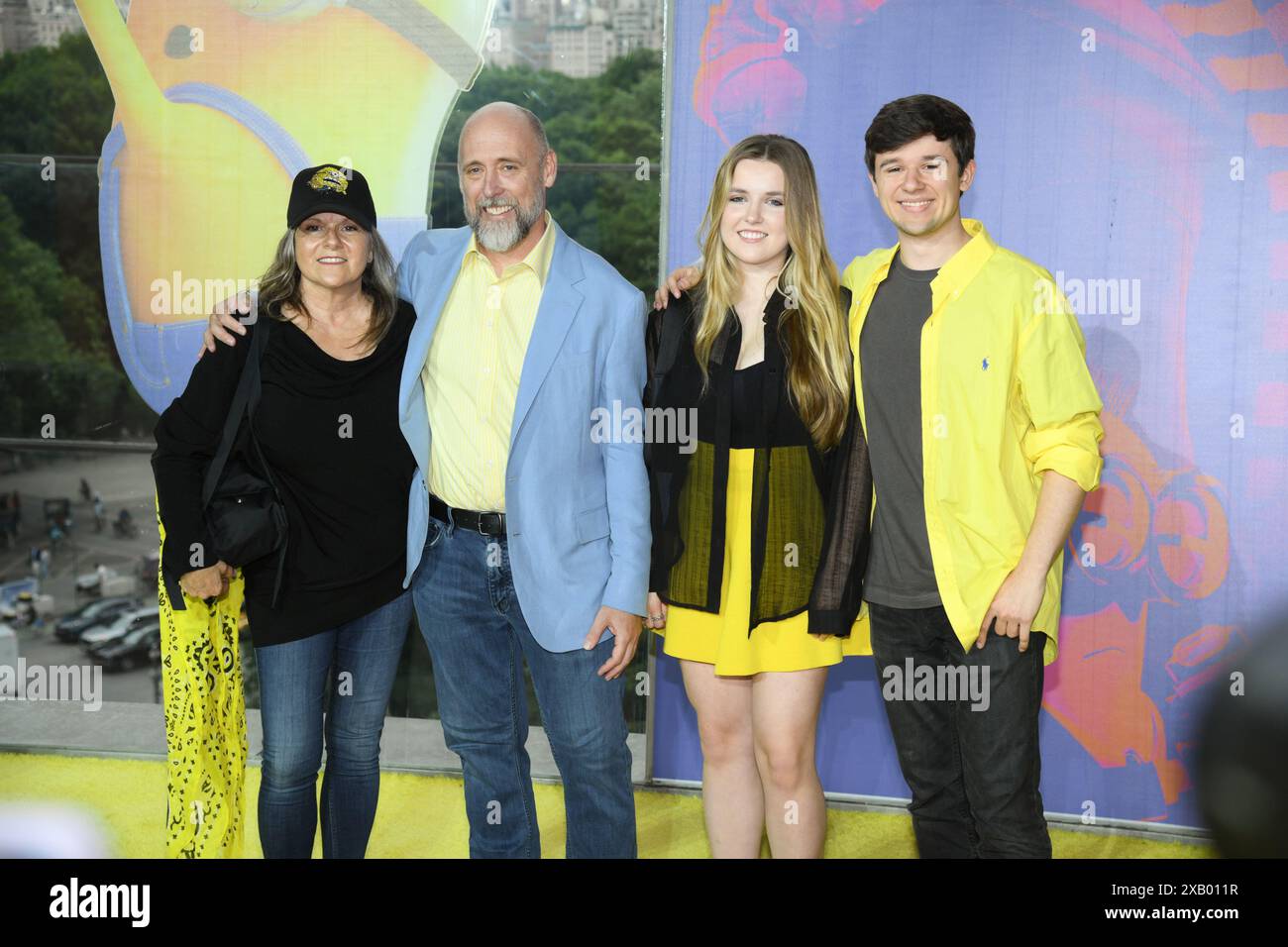 New York, USA. 09th June, 2024. Lauren Renaud, Chris Renaud, Kiely ...