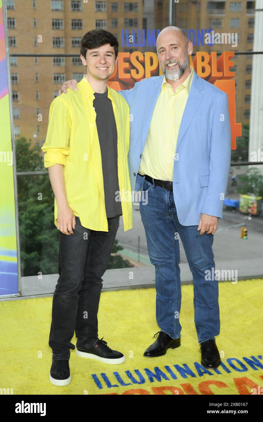 New York, USA. 09th June, 2024. John Renaud and Chris Renaud attending ...