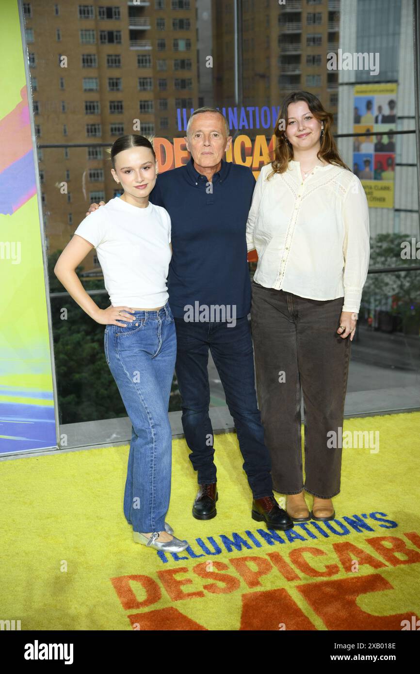 New York, USA. 09th June, 2024. Diva Smith, Curt Smith and Wilder Smith ...
