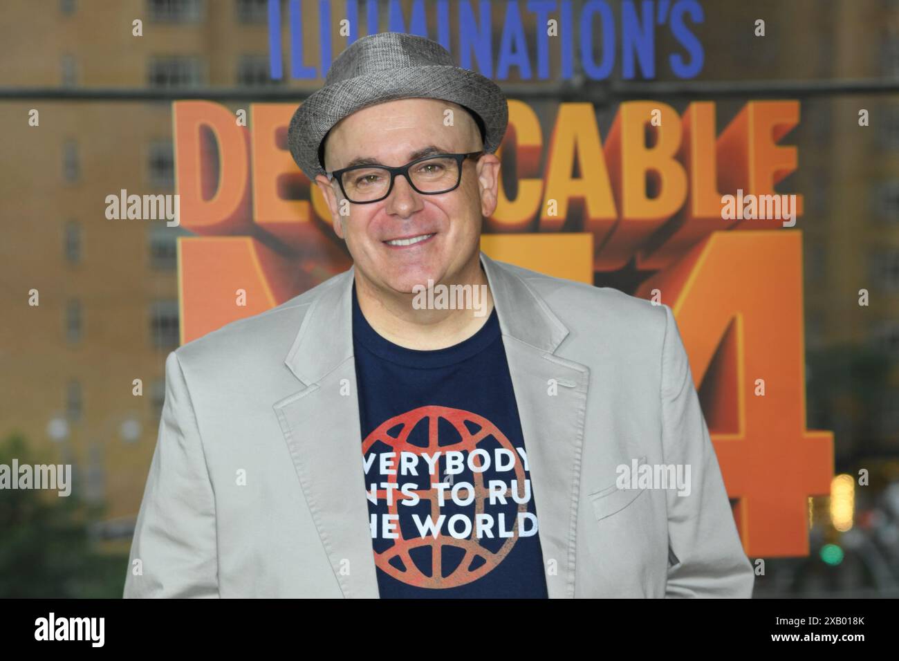 New York, USA. 09th June, 2024. Ken Daurio attending the Despicable Me ...