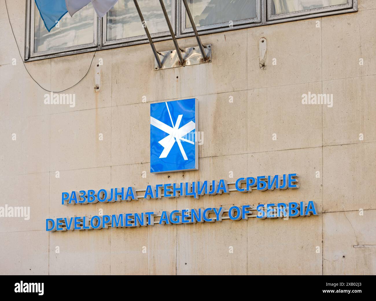Belgrade, Serbia - May 13, 2024: 3d Blue Sign Development Agency of ...