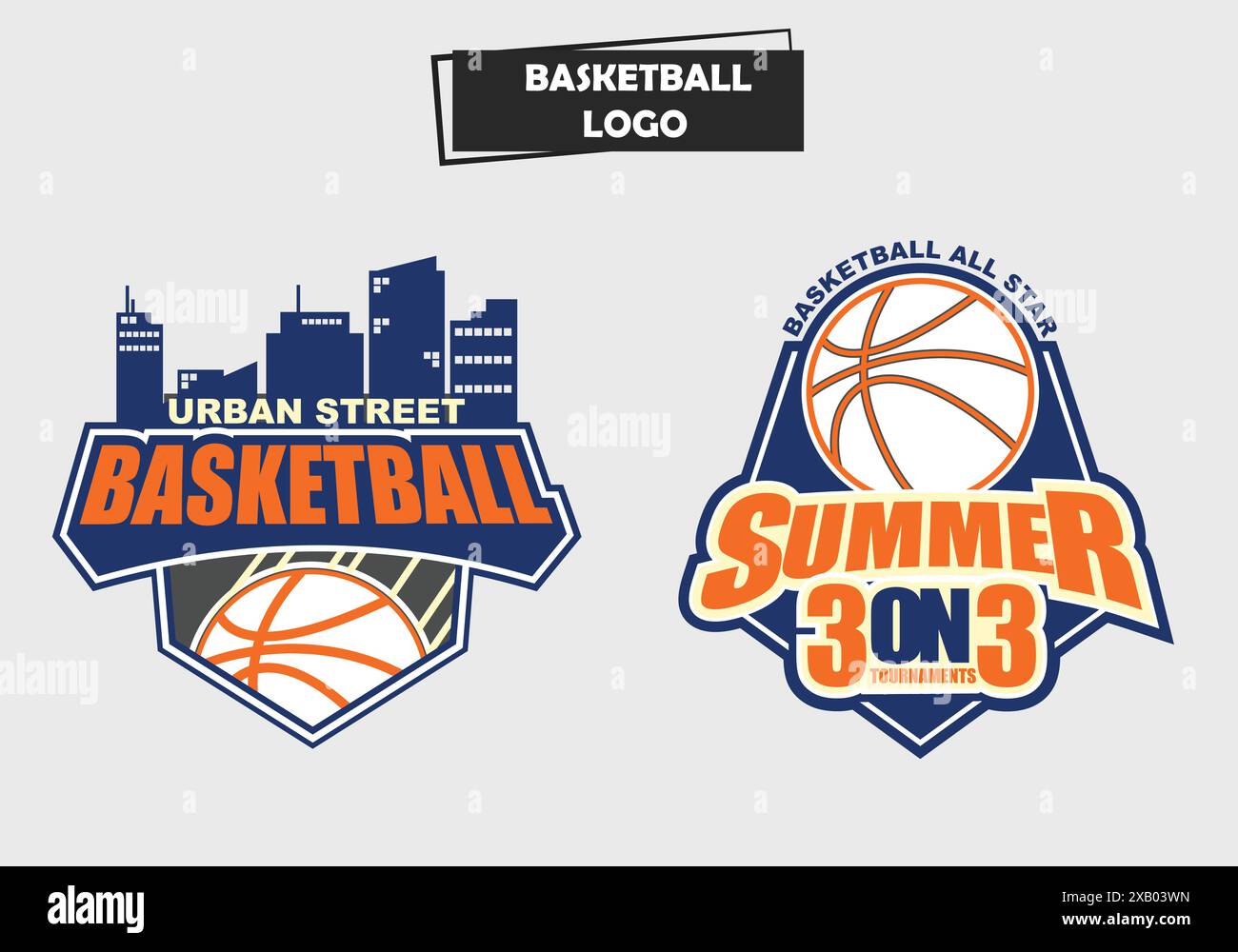 Basketball Vector Logo Set – Perfect for Sports Teams, Athletic Brands ...