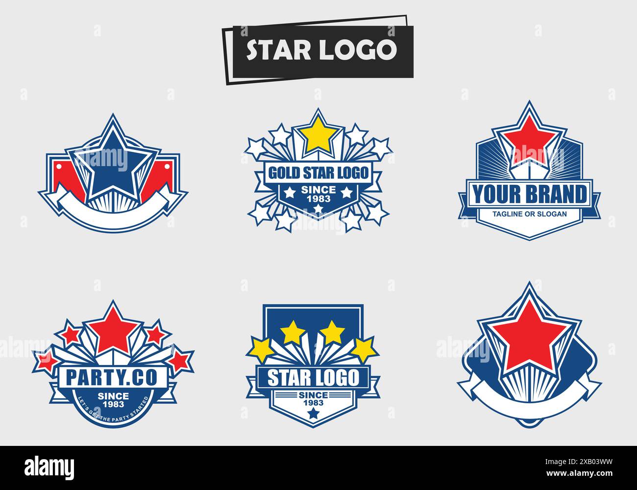 Star Vector Logo Set – Perfect for Branding, Event Promotions ...