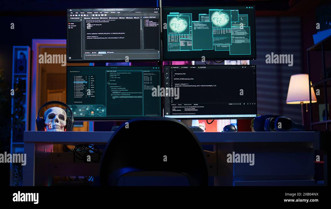 Panning shot empty neon lit hi-res stock photography and images - Alamy