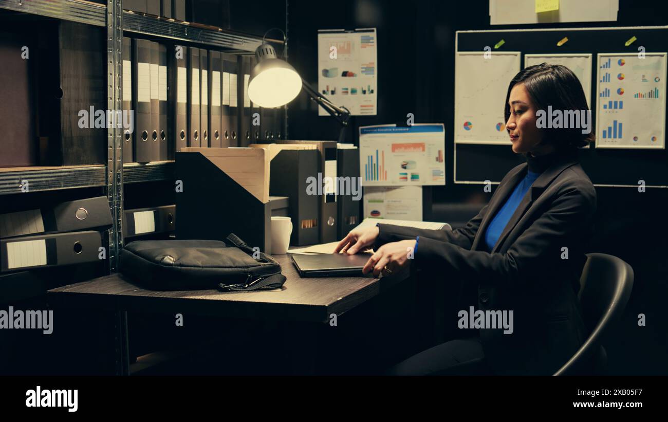 Private investigator finishes reading archived documents and connecting ...