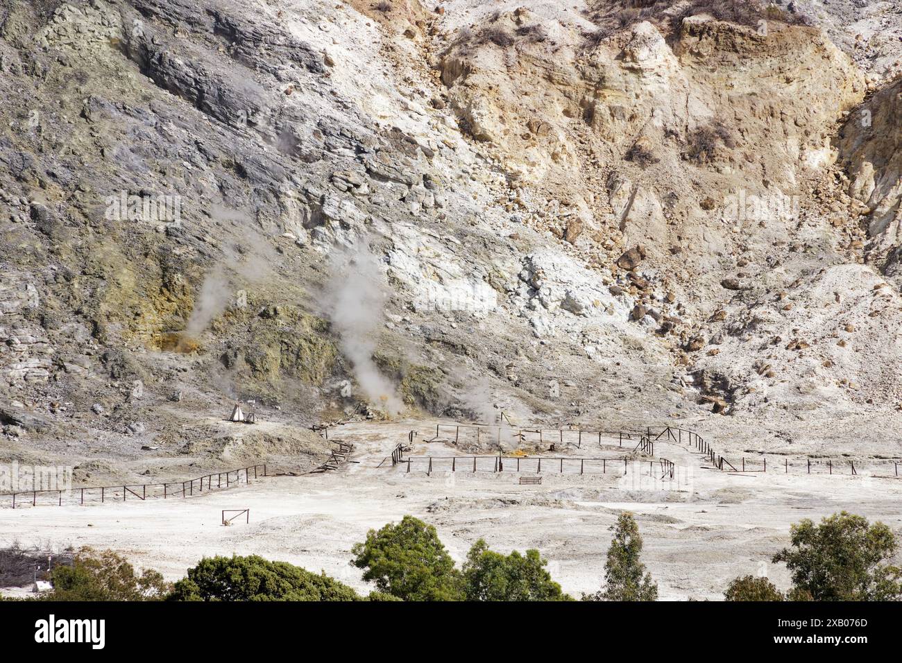 A fumarole inside the Pozzuoli solfatara Stock Photo - Alamy