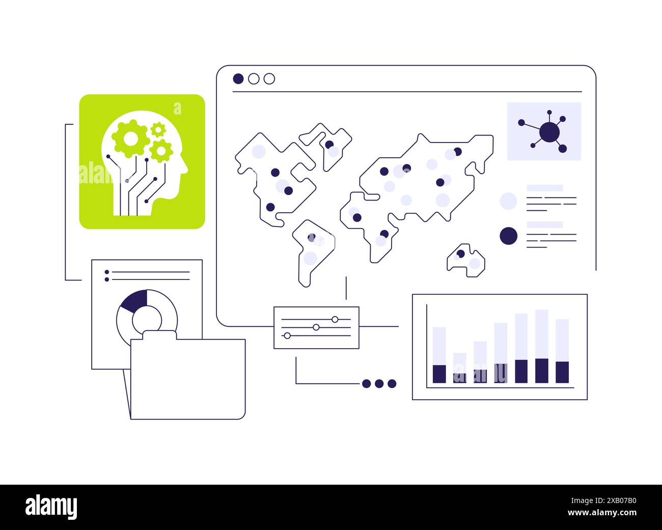 AI-Powered Predictive Disease Outbreak Analysis abstract concept vector ... AI-Powered Predictive Disease Outbreak Analysis abstract concept vector ...