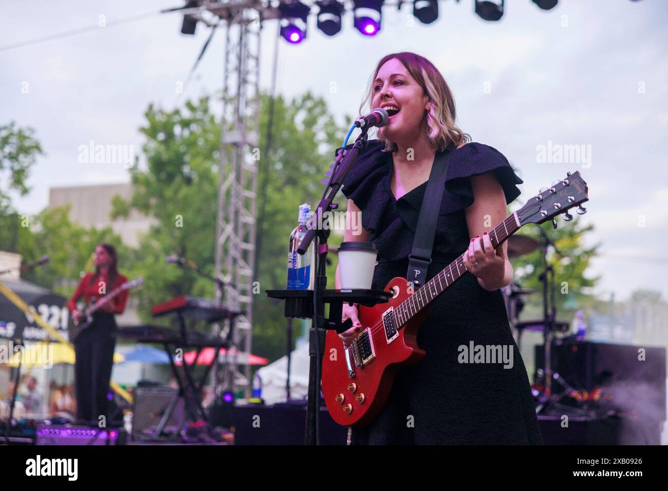 BLOOMINGTON, INDIANA - JUNE 8: Corin Tucker of Sleater-Kinney performs ...