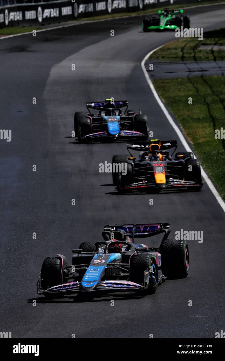 Esteban Ocon (FRA) Alpine F1 Team A524. Formula 1 World Championship, Rd 9, Canadian Grand Prix ...