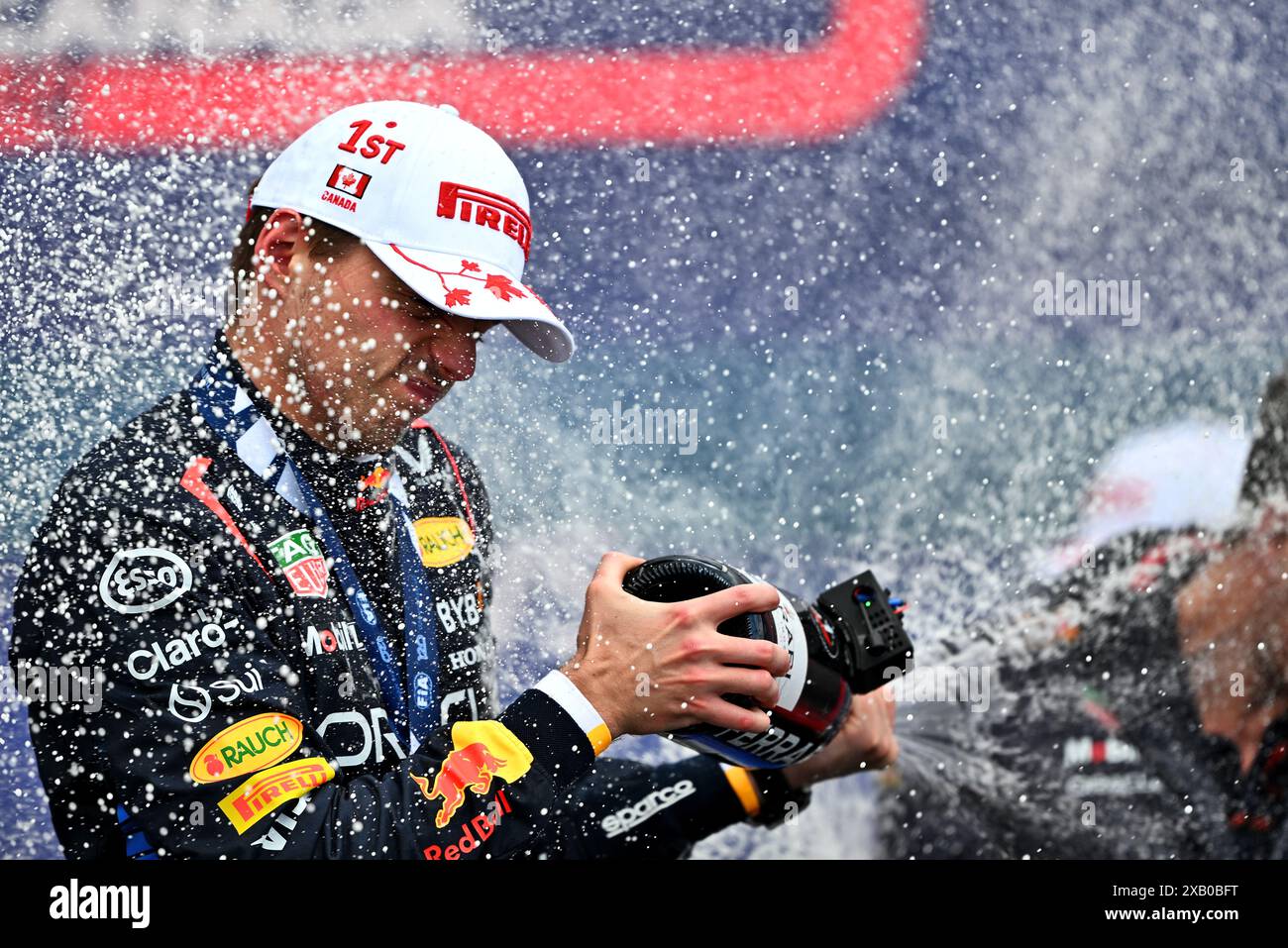 Max verstappen canada 2024 podium hi-res stock photography and images ...