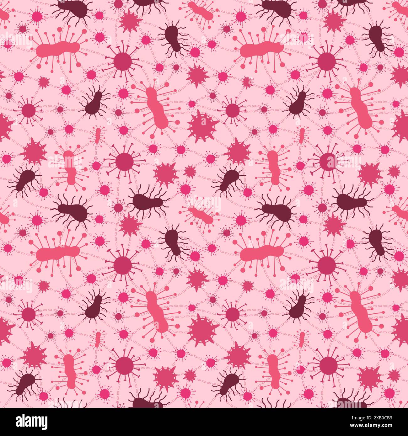 Medicine seamless bacteria pattern for wrapping paper and fabrics and ...
