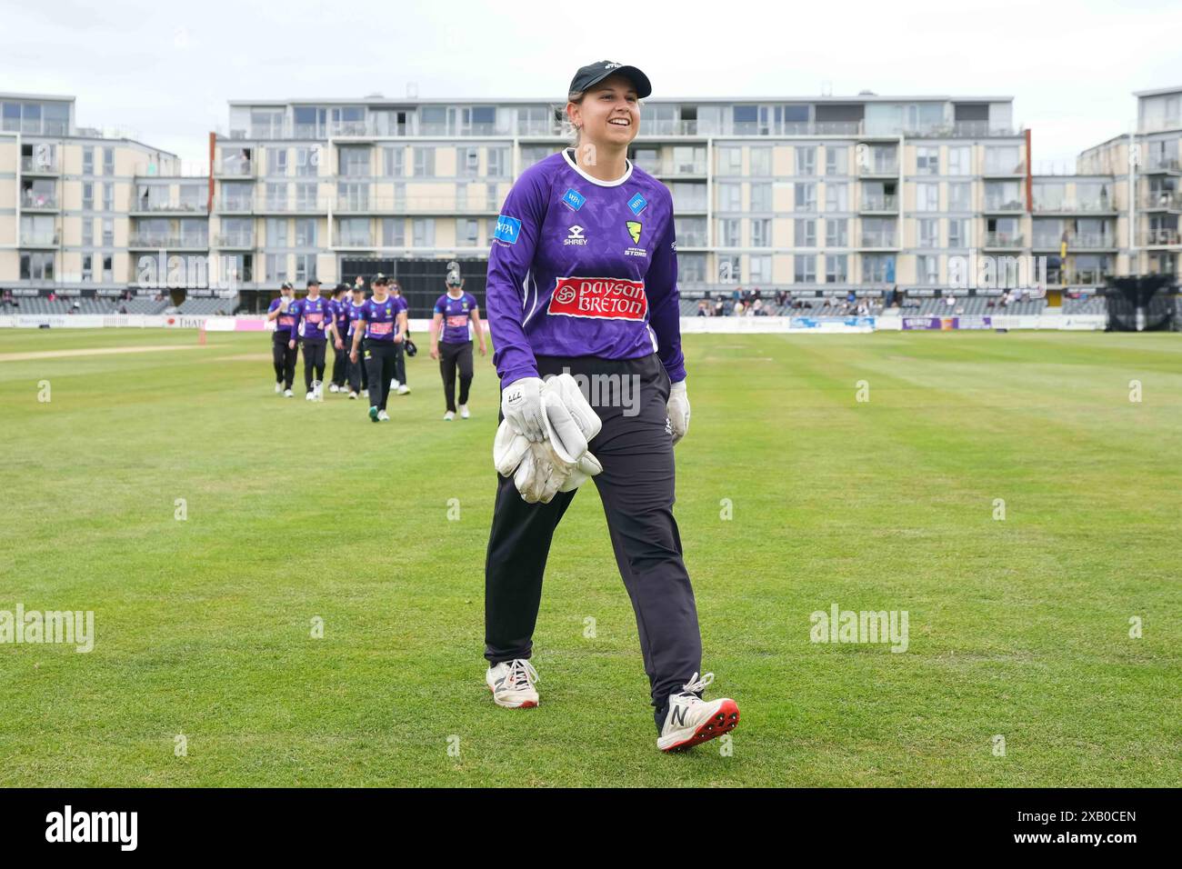 Bristol, UK, 9 June 2024. Western Storm's Natasha Wraith during the ...