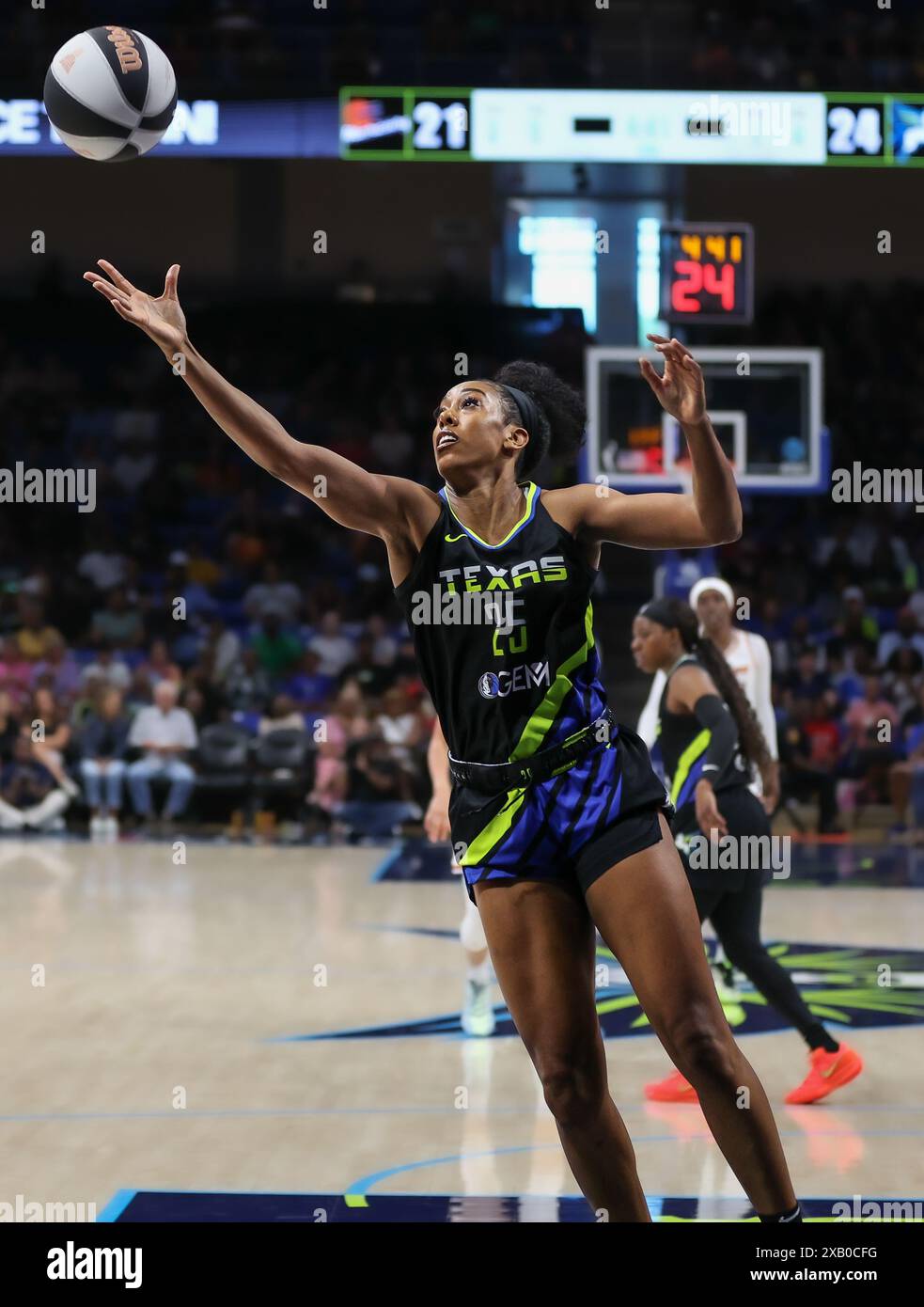 Arlington, TX, USA. 9th June, 2024. Dallas' Monique Billings (25 ...