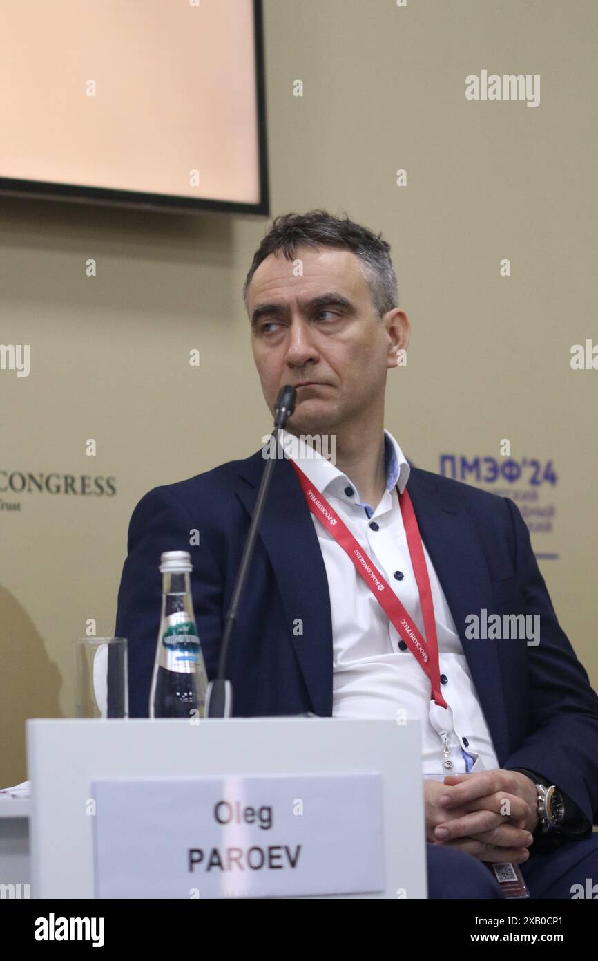 Oleg Paroev, General Director, Vkusno - i Tochka, attends a session on Past, Present and Future ...