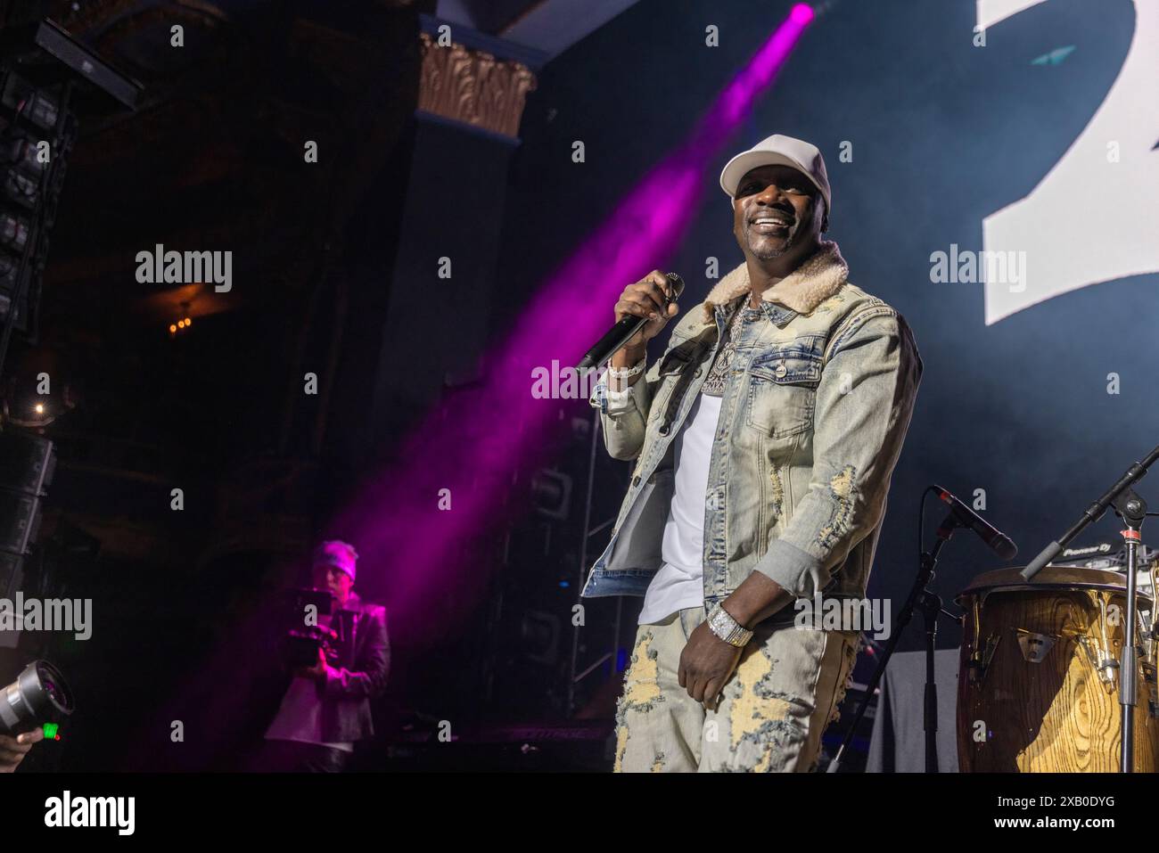 Milwaukee, USA. 08th June, 2024. Singer Akon during the Wiscansin Fest ...