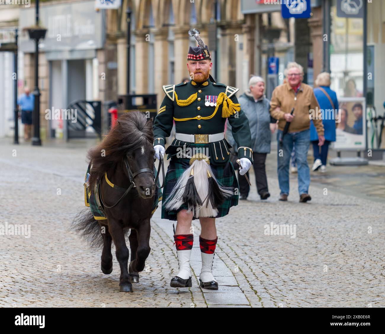 8 June 2024. High Street,Elgin,Moray,Scotland. This is Corporal ...