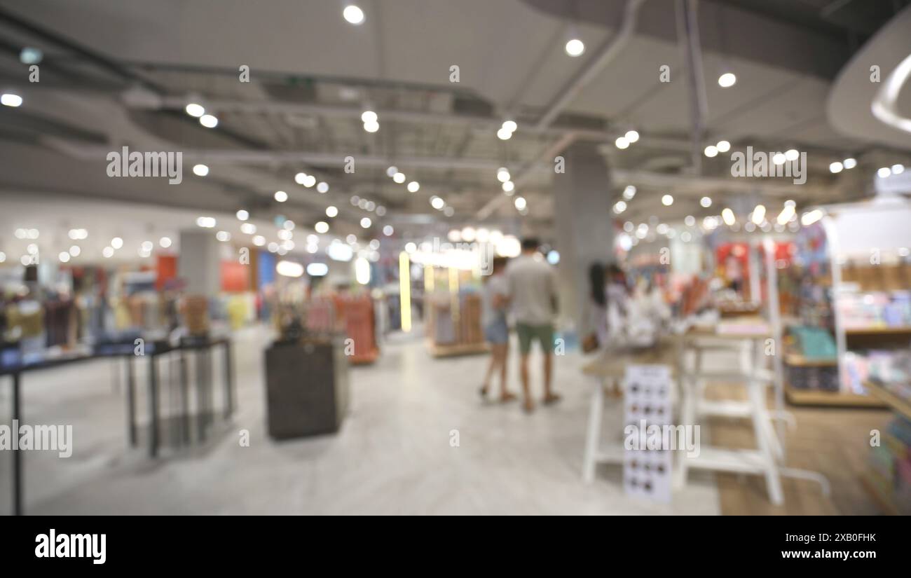 Abstract blur interior background or defocused shopping mall of ...