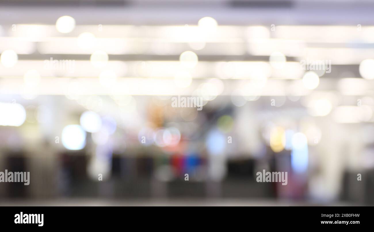 Abstract blur interior background or defocused shopping mall of ...