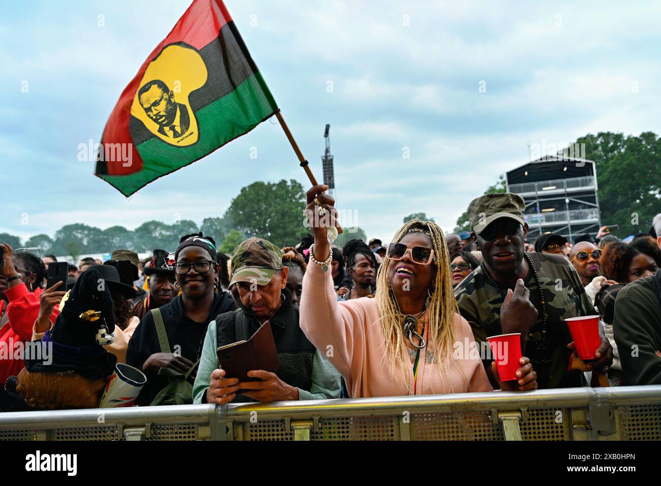 London, UK. 9th June, 2024. Thousands of Reggers fans attends the ...