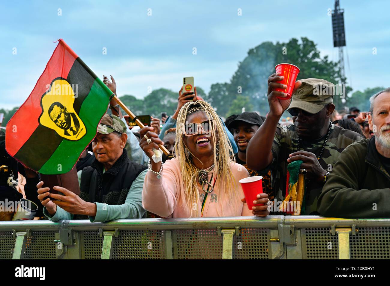 London, UK. 9th June, 2024. Thousands of Reggers fans attends the ...
