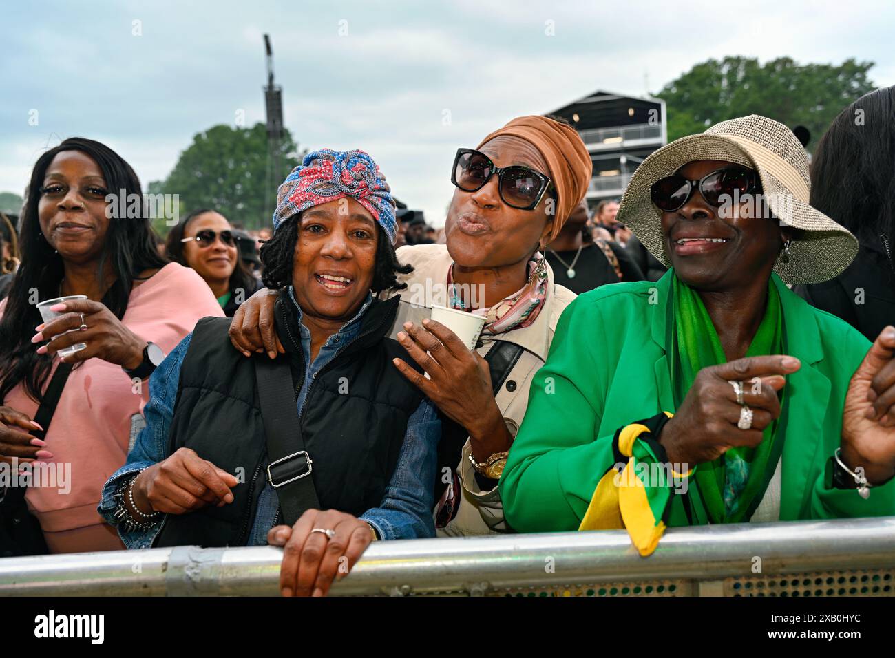 London, UK. 9th June, 2024. Thousands of Reggers fans attends the ...