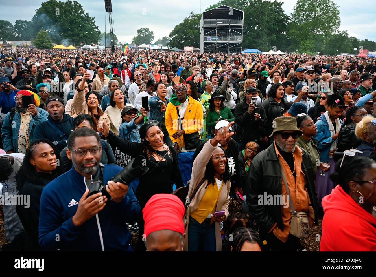 London, UK. 9th June, 2024. Thousands of Reggers fans attends the ...