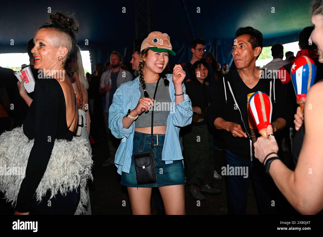 London, UK. 9th June, 2024. Thousands of Reggers fans attends the ...