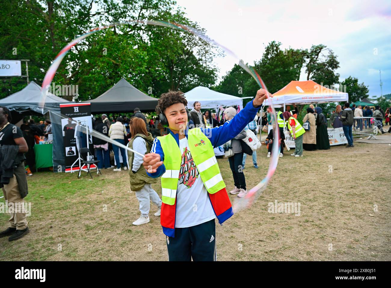 London, UK. 9th June, 2024. Thousands of Reggers fans attends the ...