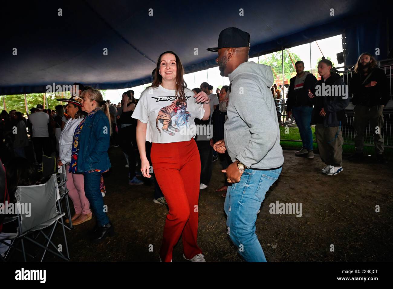 London, UK. 9th June, 2024. Thousands of Reggers fans attends the ...