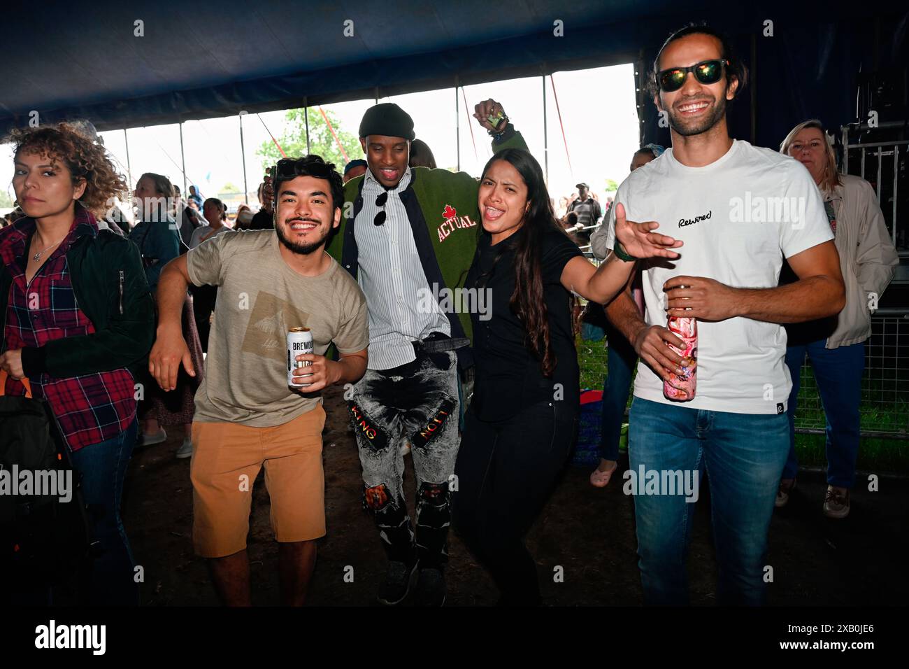 London, UK. 9th June, 2024. Thousands of Reggers fans attends the ...