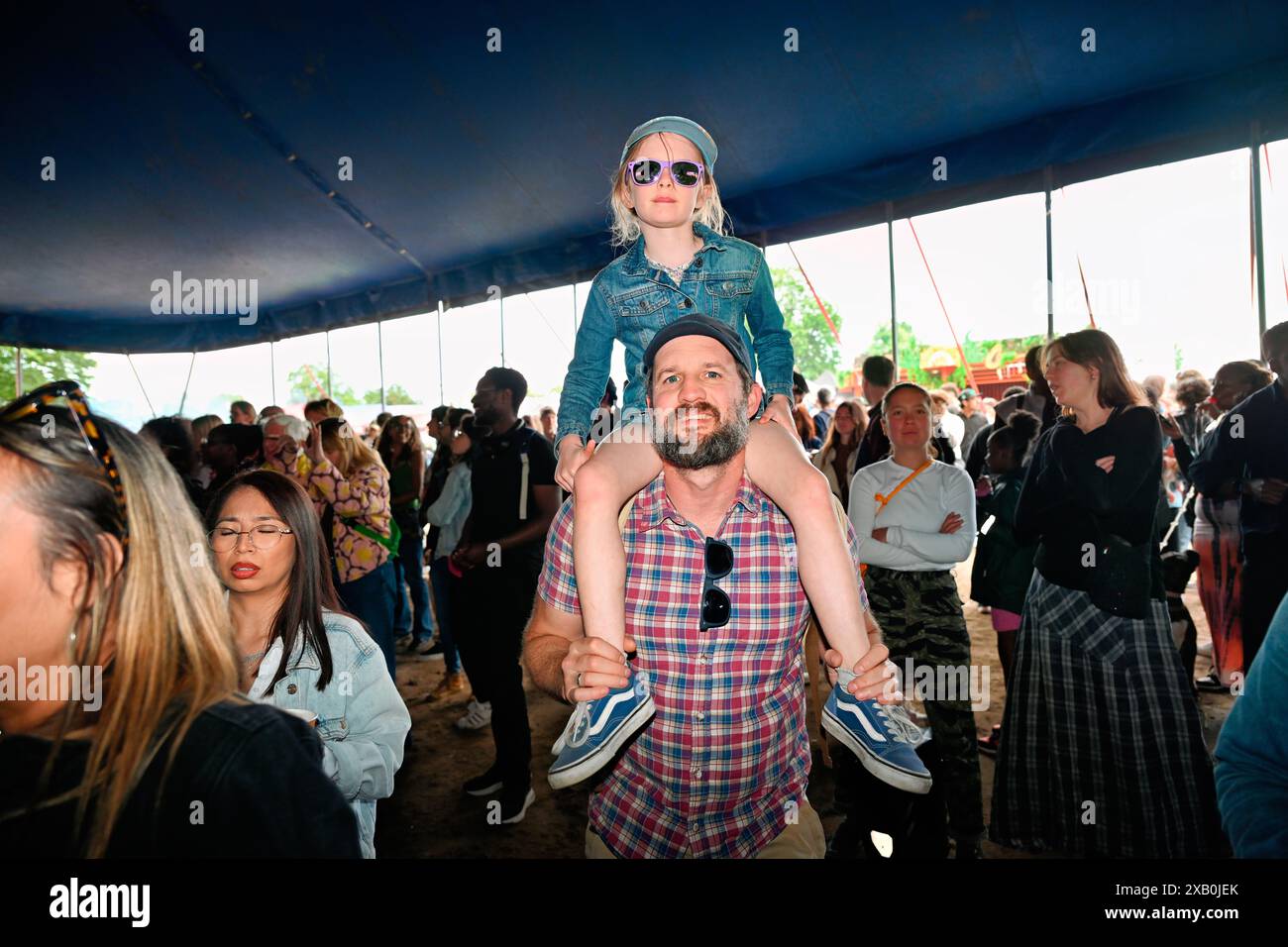 London, UK. 9th June, 2024. Thousands of Reggers fans attends the ...