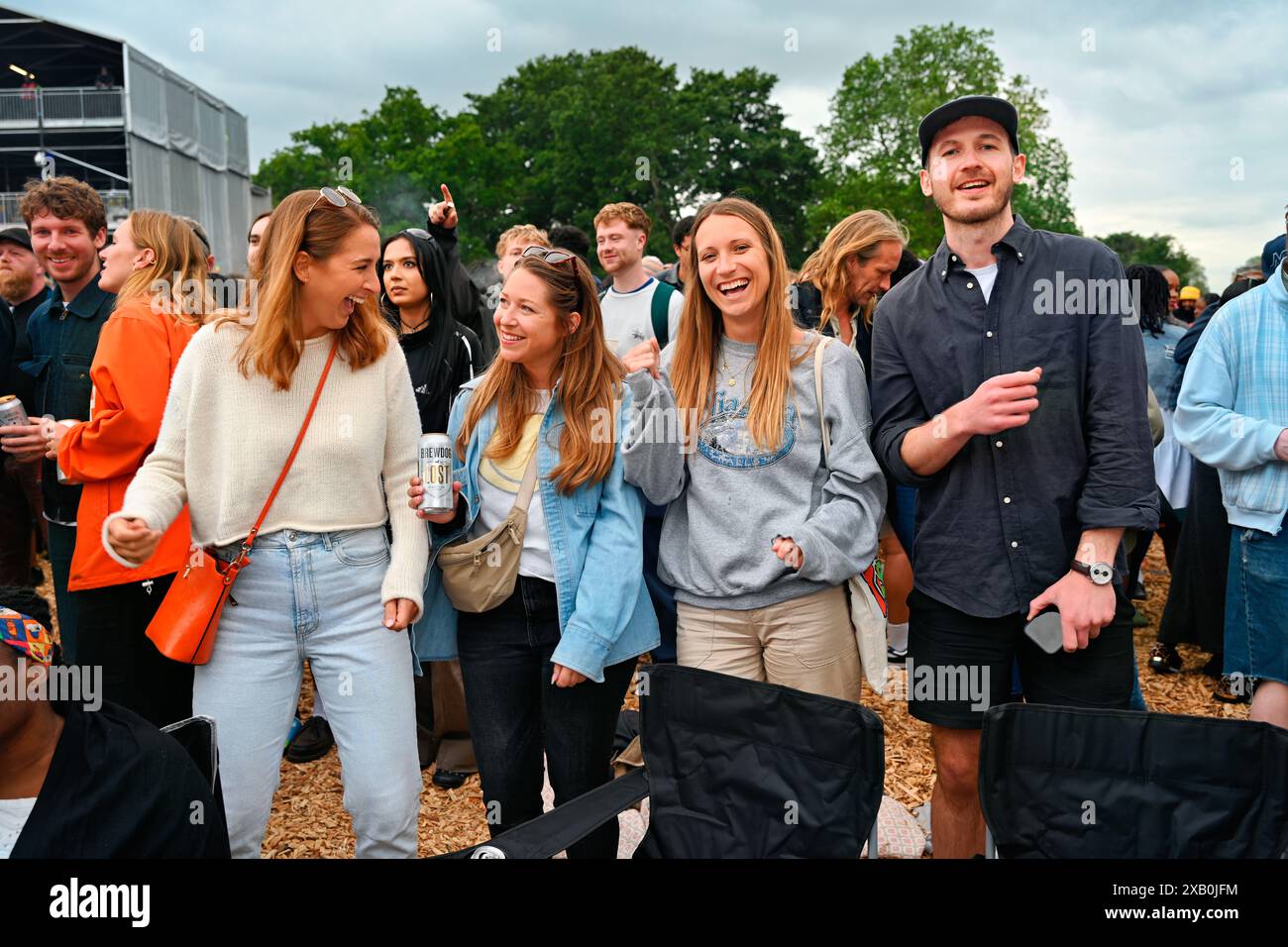 London, UK. 9th June, 2024. Thousands of Reggers fans attends the ...