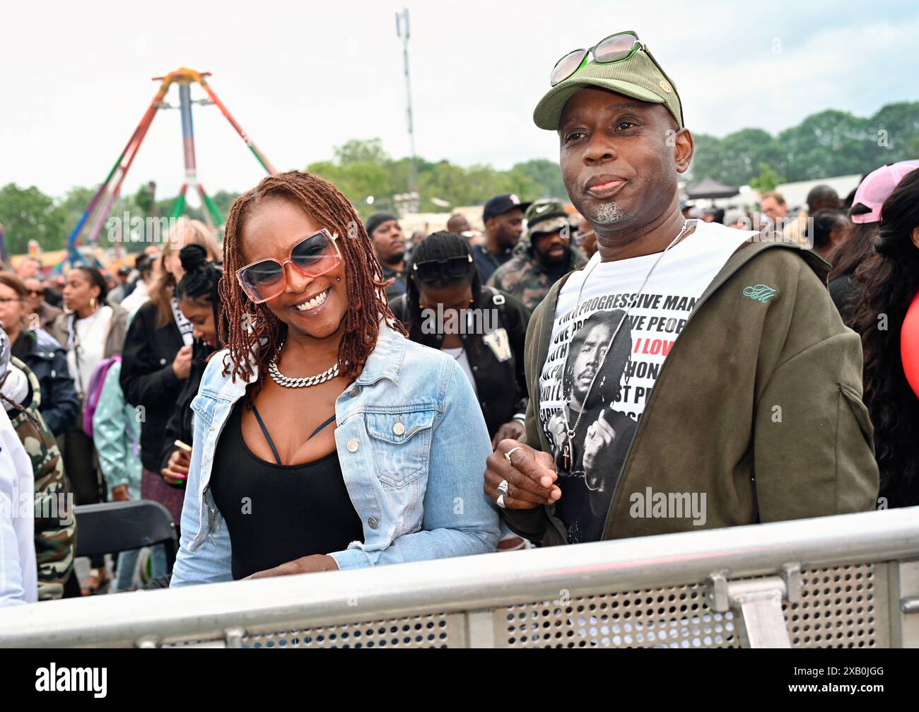 London, UK. 9th June, 2024. Thousands of Reggers fans attends the ...