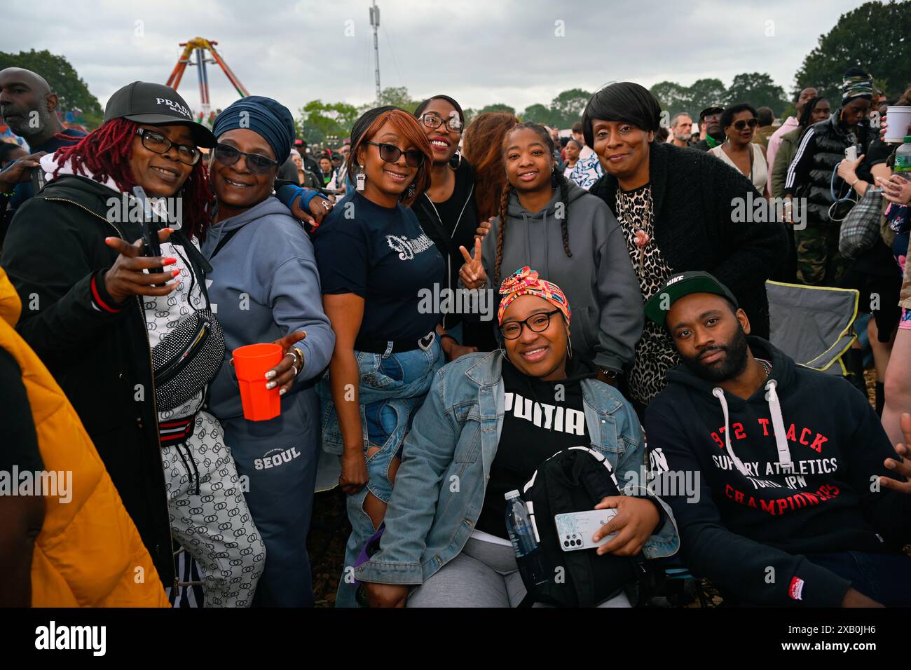 London, UK. 9th June, 2024. Thousands of Reggers fans attends the ...