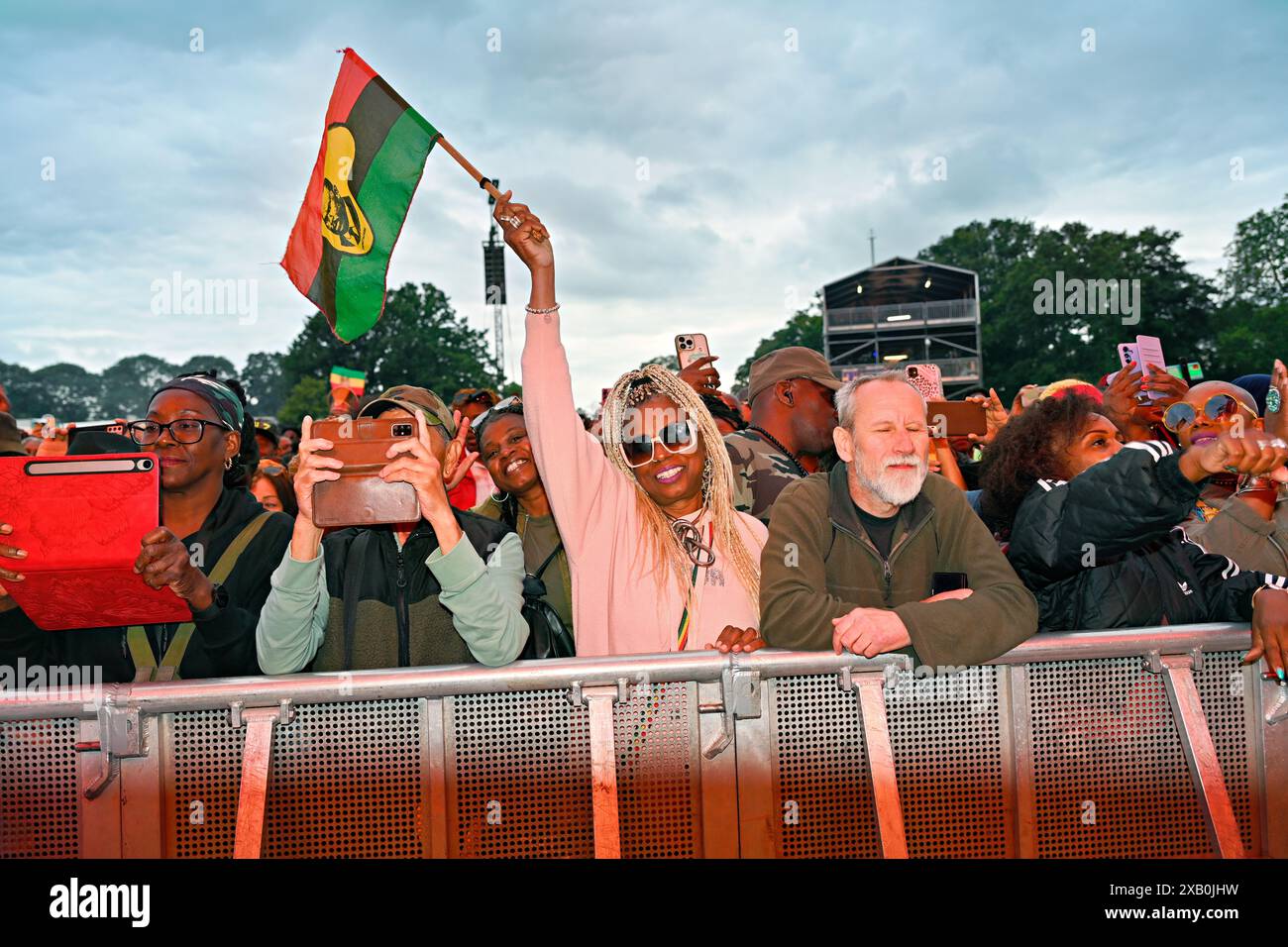 London, UK. 9th June, 2024. Thousands of Reggers fans attends the ...