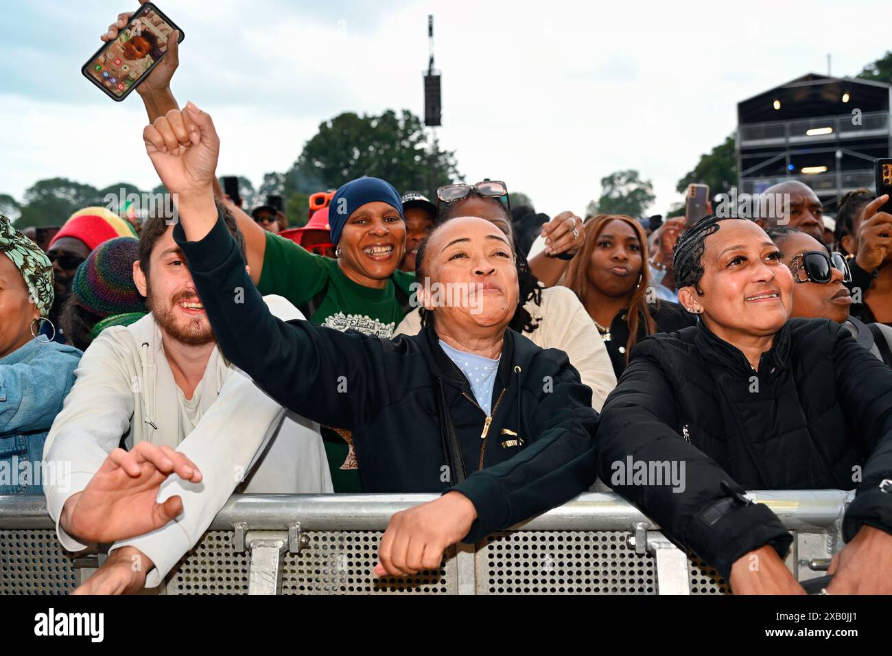 London, UK. 9th June, 2024. Thousands of Reggers fans attends the ...