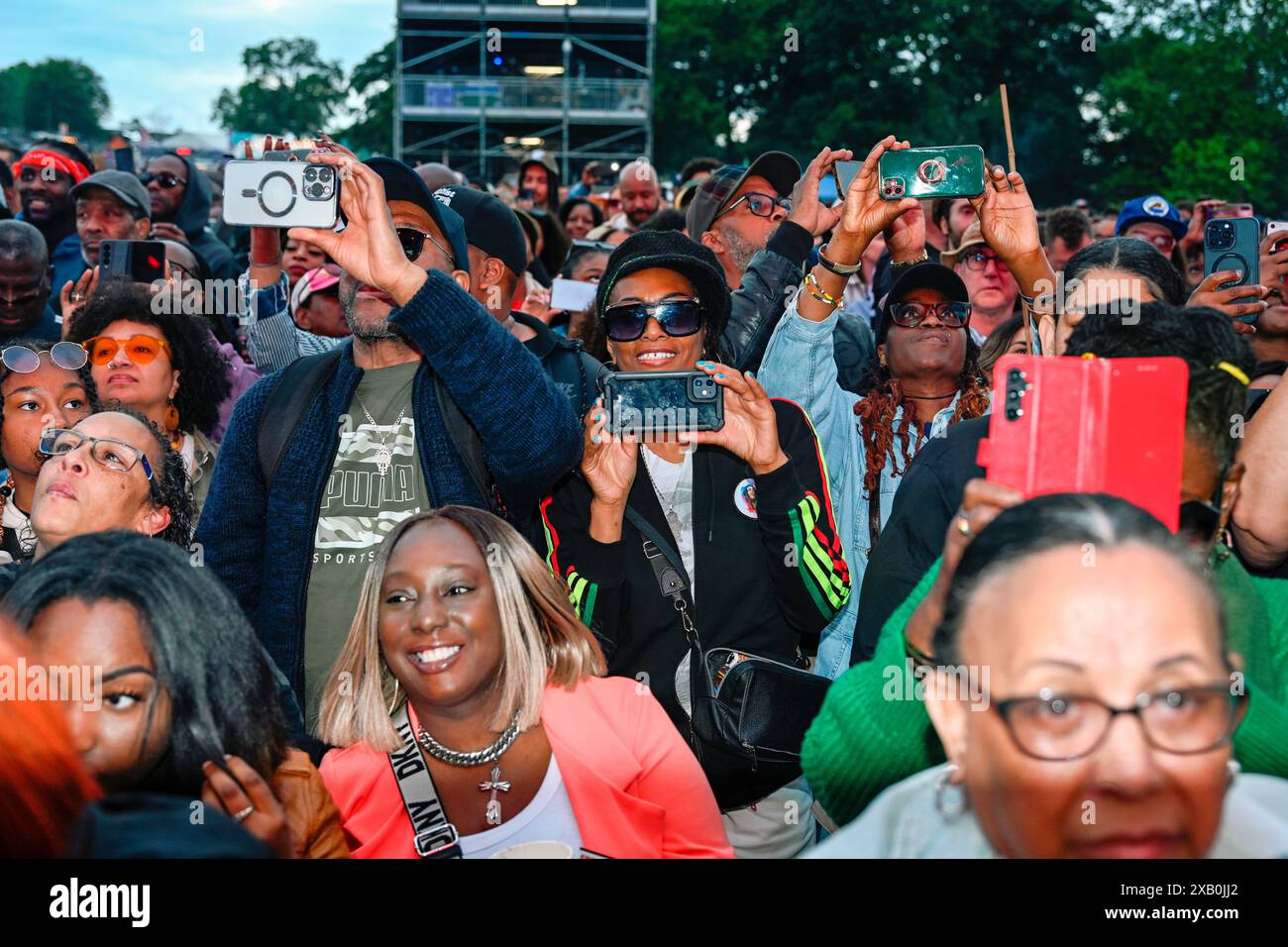 London, UK. 9th June, 2024. Thousands of Reggers fans attends the ...