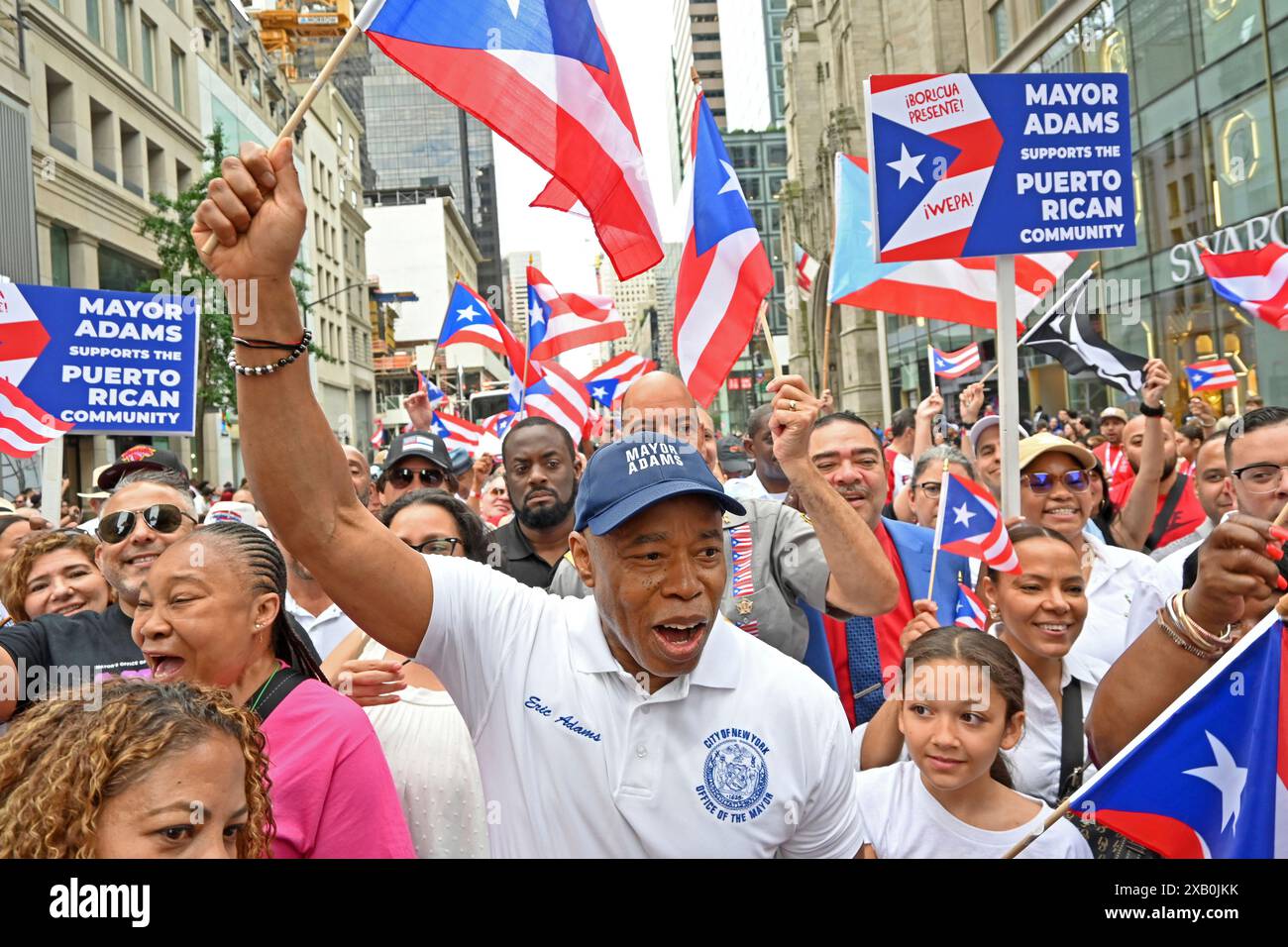 Photo by: Andrea Renault/STAR MAX/IPx 2024 6/9/24 Mayor Eric Adams ...