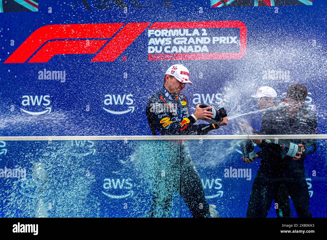 podium of the race during Formula 1 Aws Grand Prix du Canada 2024 ...