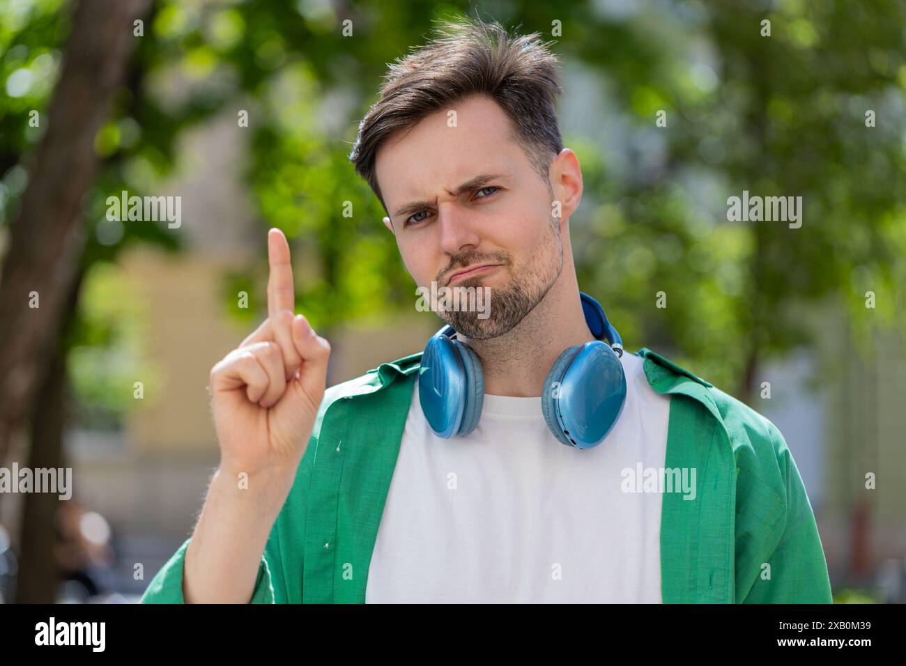 Displeased upset caucasian man reacting hi-res stock photography and ...