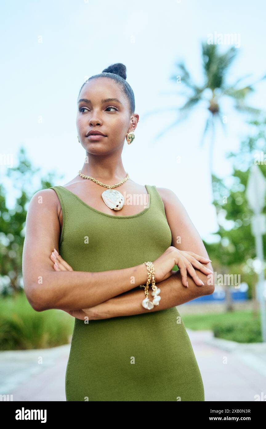 May 30-June 2, Miami Florida, USA . Miami Swim Week backstage Stock ...