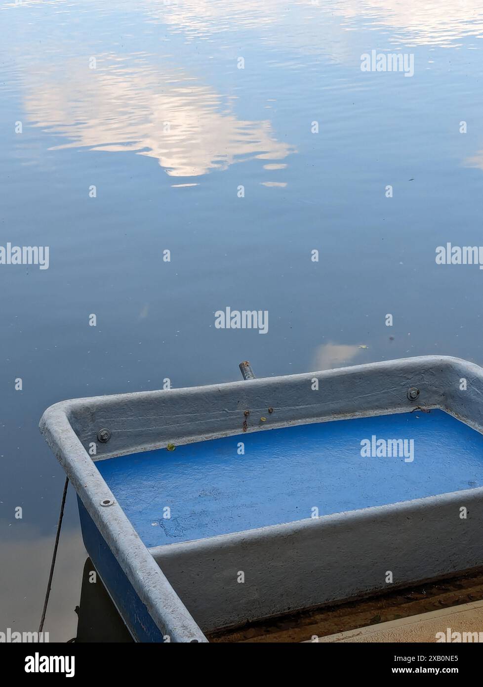 Swimming boat in pond Stock Photo - Alamy