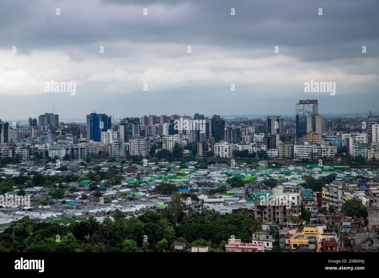 aerial view of densely Dhaka’s Korail Slum and Gulshan-Banani area ... aerial view of densely Dhaka’s Korail Slum and Gulshan-Banani area ...
