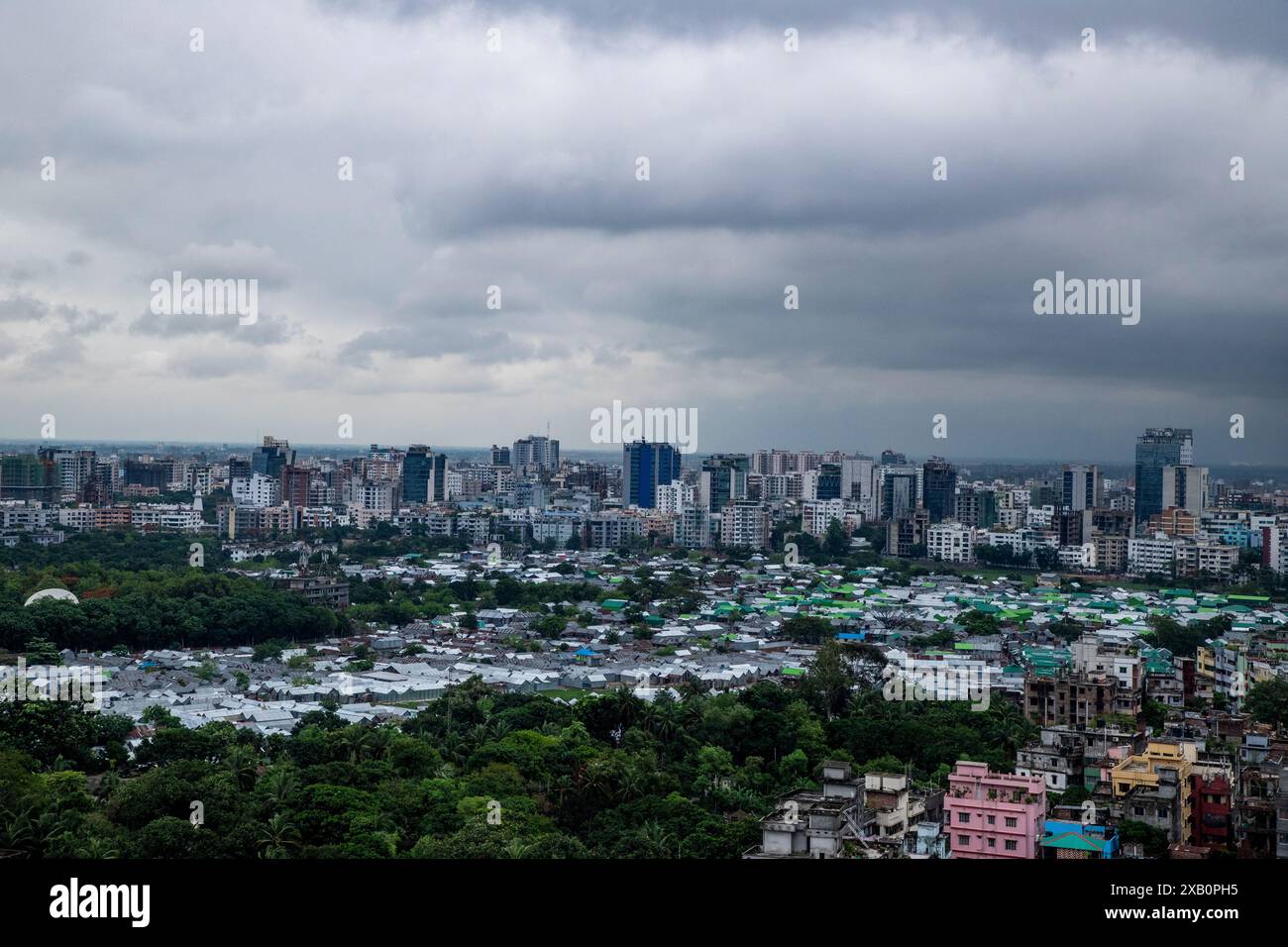 aerial view of densely Dhaka’s Korail Slum and Gulshan-Banani area ... aerial view of densely Dhaka’s Korail Slum and Gulshan-Banani area ...